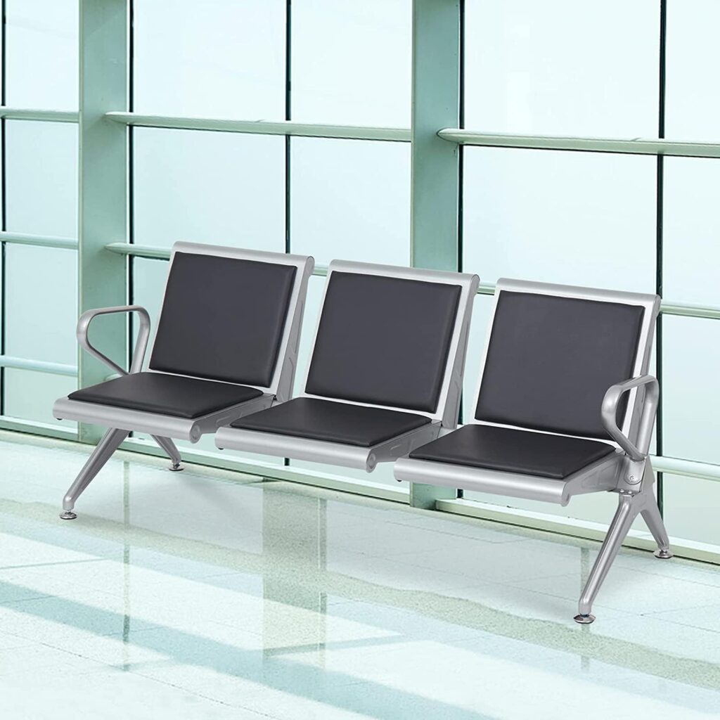 3-Seater reception office bench - Gucca Furniture - Reception benches ...