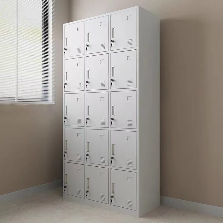 15-Door Steel Storage Locker Cabinet - Gucca Furniture - Office ...