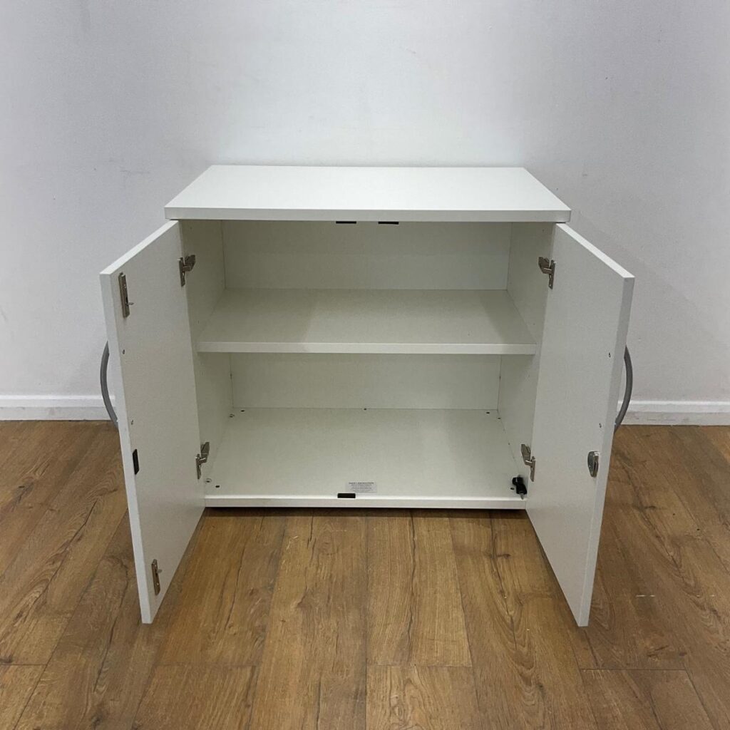2-Door Office Wooden Credenza Cabinet - Gucca Furniture