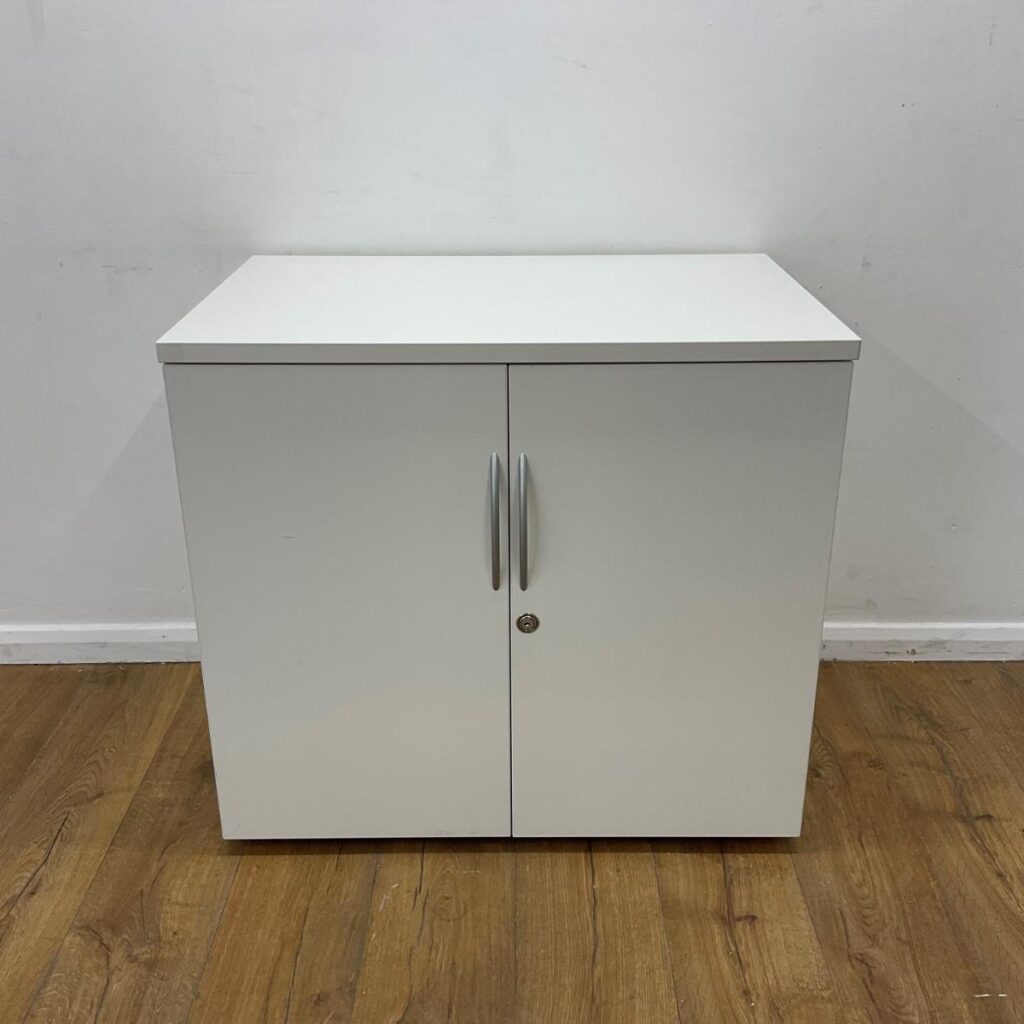 2-Door Office Wooden Credenza Cabinet - Gucca Furniture