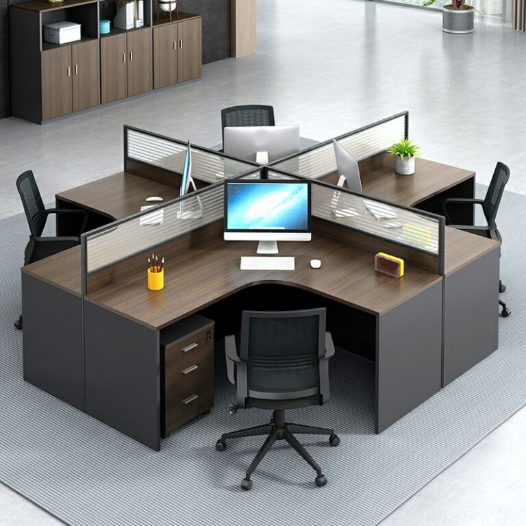Open View 4-Way Office Workstation - Gucca Furniture