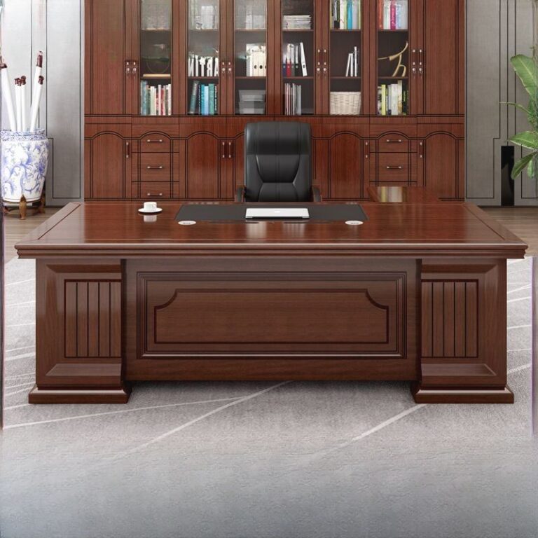 2 Meters Executive Mahogany Office Table - Gucca Furniture