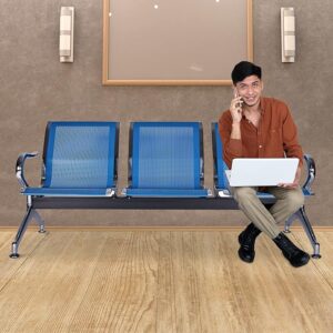 Steel 3-Seater Conference Room Bench - Gucca Furniture