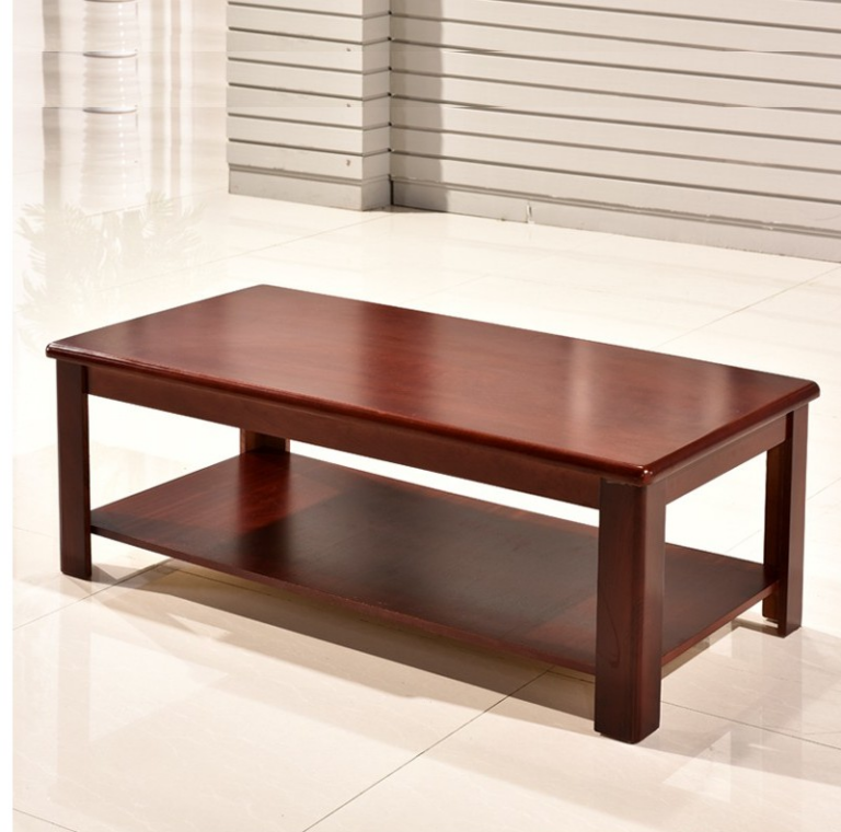 Solid wood Office Reception Coffee Table - Gucca Furniture