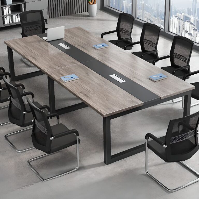 Simple Rectangle Lumber Boardroom Table - Gucca Furniture