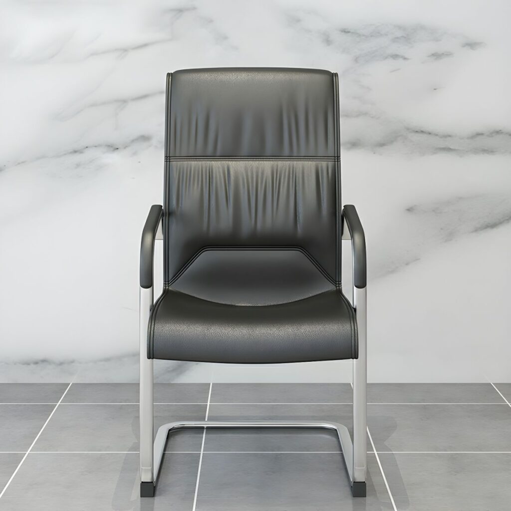 Leather Ergonomic High Back Guest Chair - Gucca Furniture