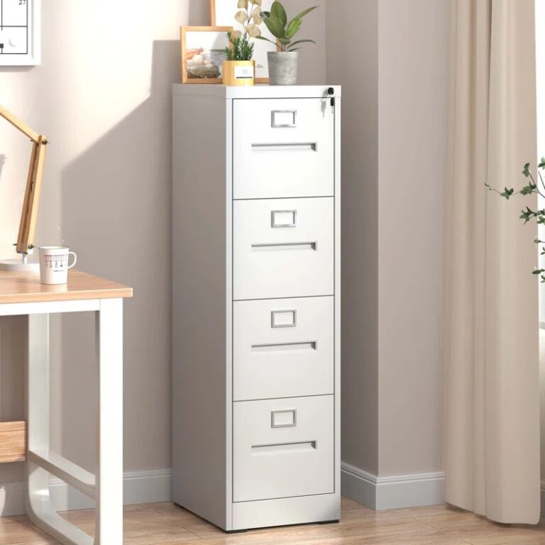 4-Drawer Steel File Storage Cabinet - Gucca Furniture