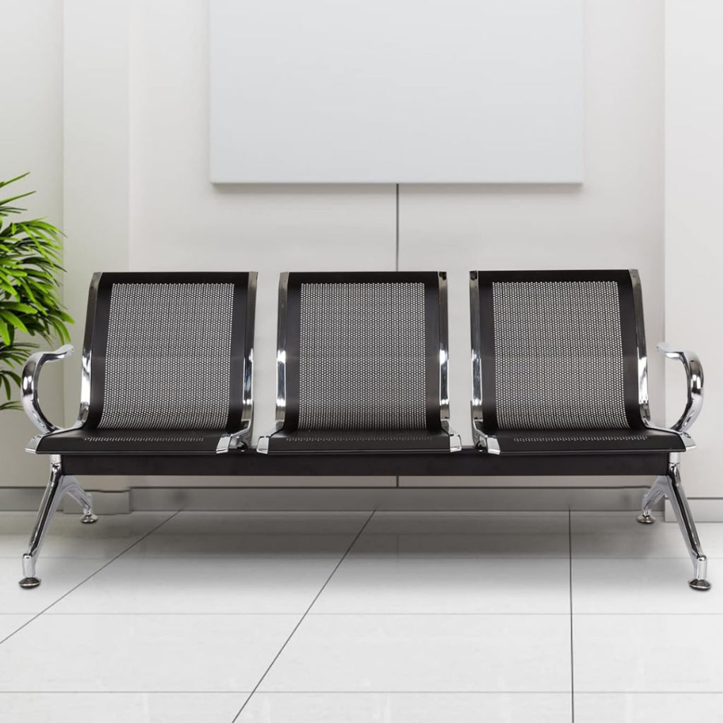 Office Waiting Bench 3-Link - Gucca Furniture