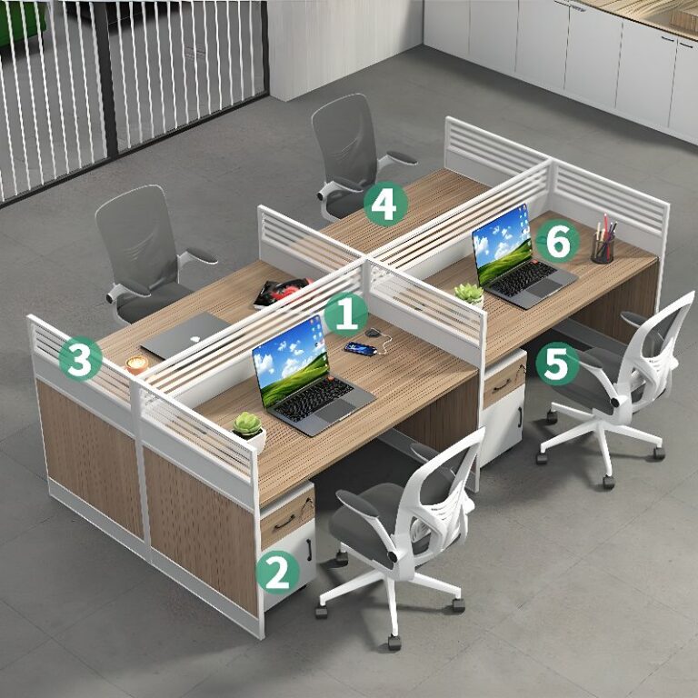 4-Way Modular Office Workstation - Gucca Furniture -Furniture Shop in Kenya