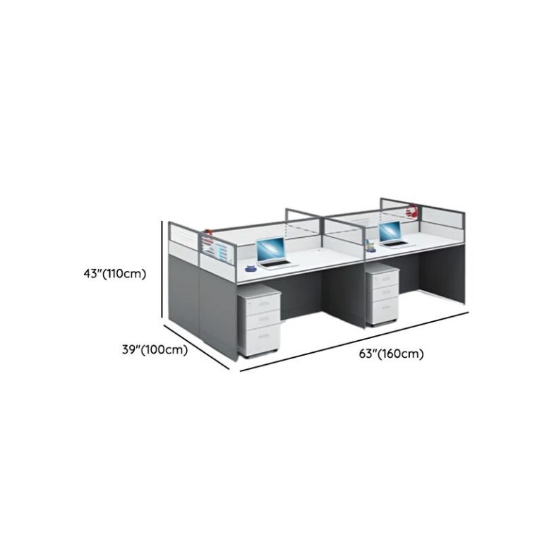 Office 4-Way Modular Workstation - Gucca Furniture -Furniture Shop in Kenya
