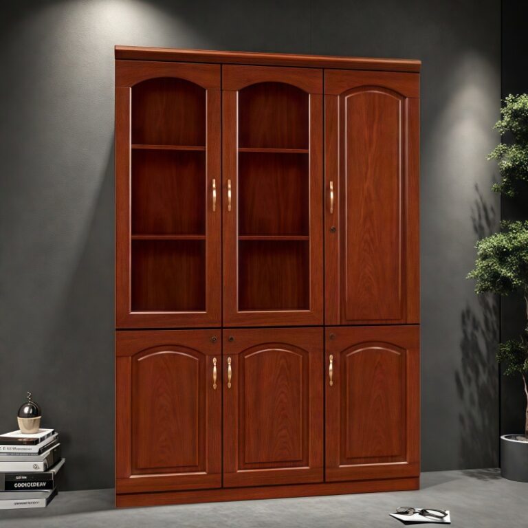 3-Door Wooden Office Cabinet - Gucca Furniture -Furniture Shop in Kenya