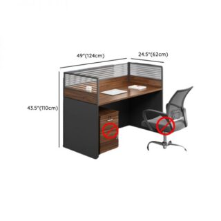 One-Way Brown Workstation - Gucca Furniture -Furniture Shop in Kenya