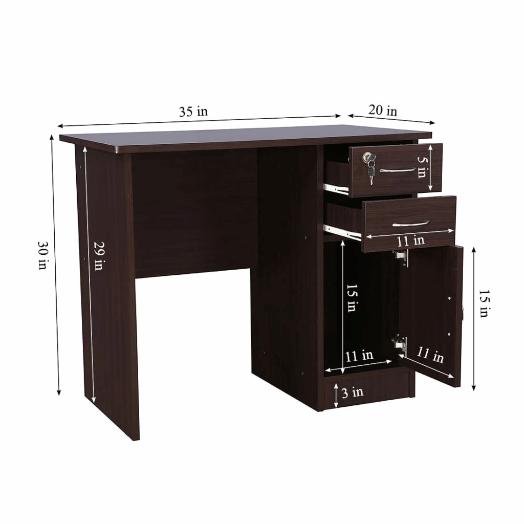 120cm Engineered Wood Study Table - Gucca Furniture -Furniture Shop in ...