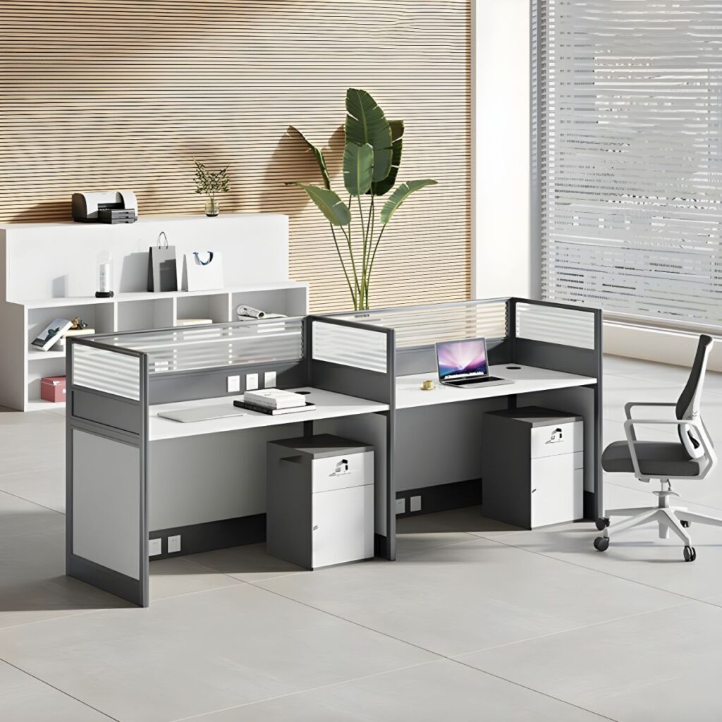 2-Way Straight Office Workstation - Gucca Furniture -Furniture Shop in ...