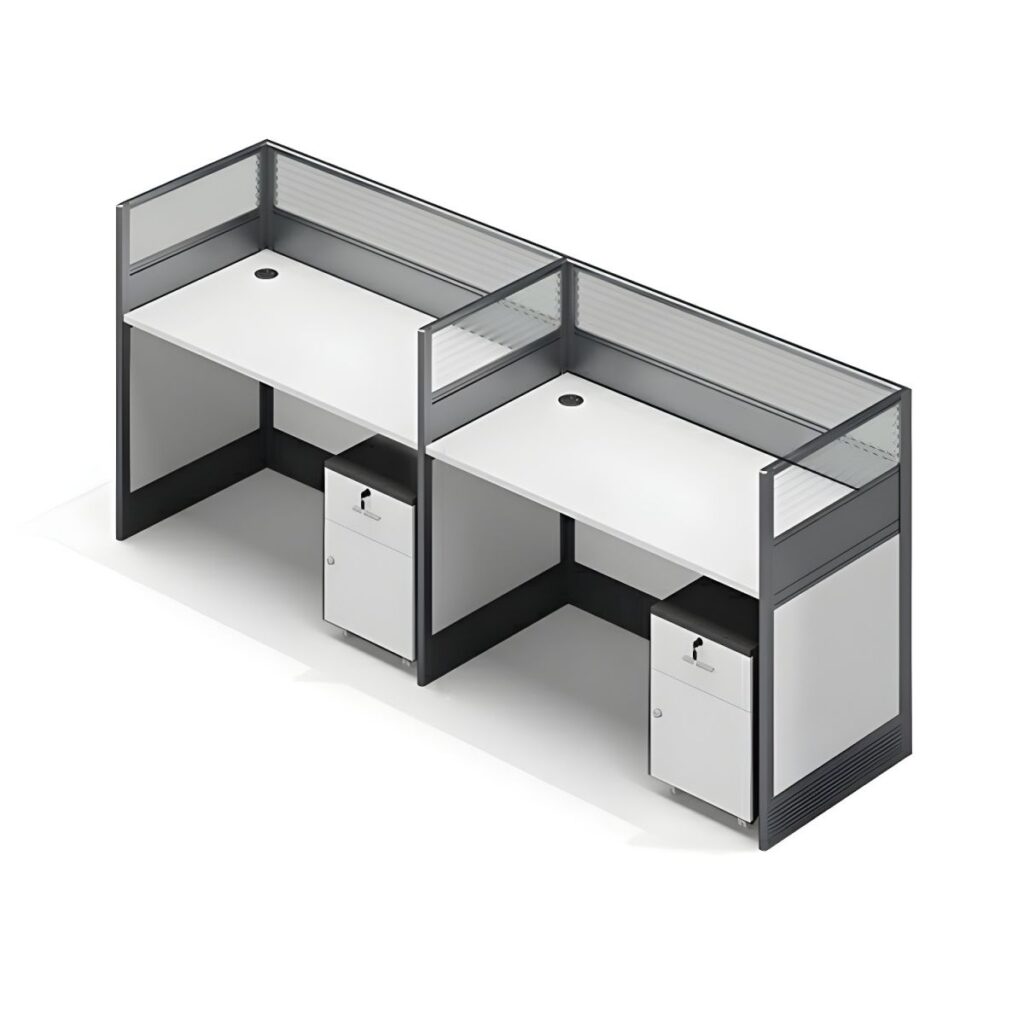 2-Way Straight Office Workstation - Gucca Furniture -Furniture Shop in ...