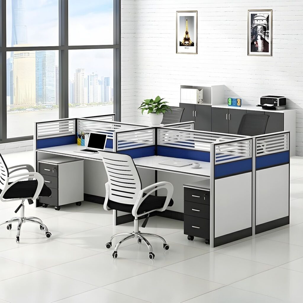 4-Way Office Modular Workstation - Gucca Furniture -Furniture Shop in Kenya