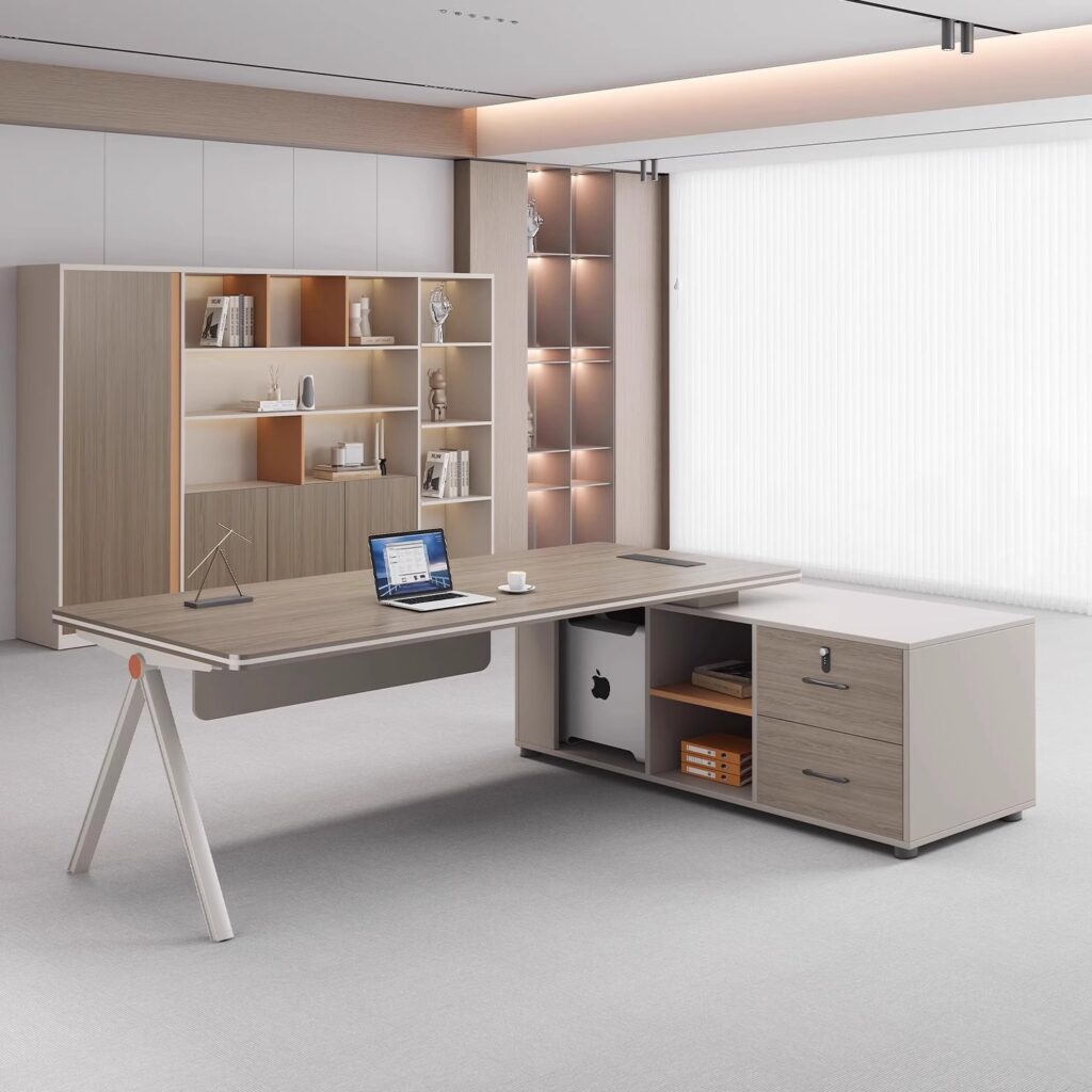Executive L-shaped Office Table - Gucca Furniture -Furniture Shop in Kenya
