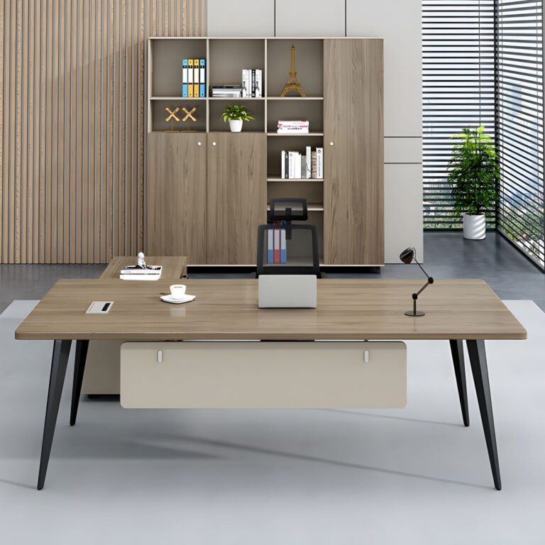 Executive L-shaped Office Table - Gucca Furniture -Furniture Shop in Kenya