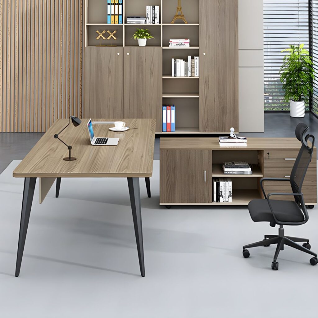 Executive L-shaped Office Table - Gucca Furniture -Furniture Shop in Kenya