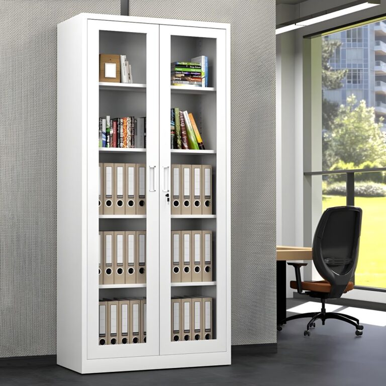 2-Door Full Glass Document Cabinet - Gucca Furniture -Furniture Shop in ...