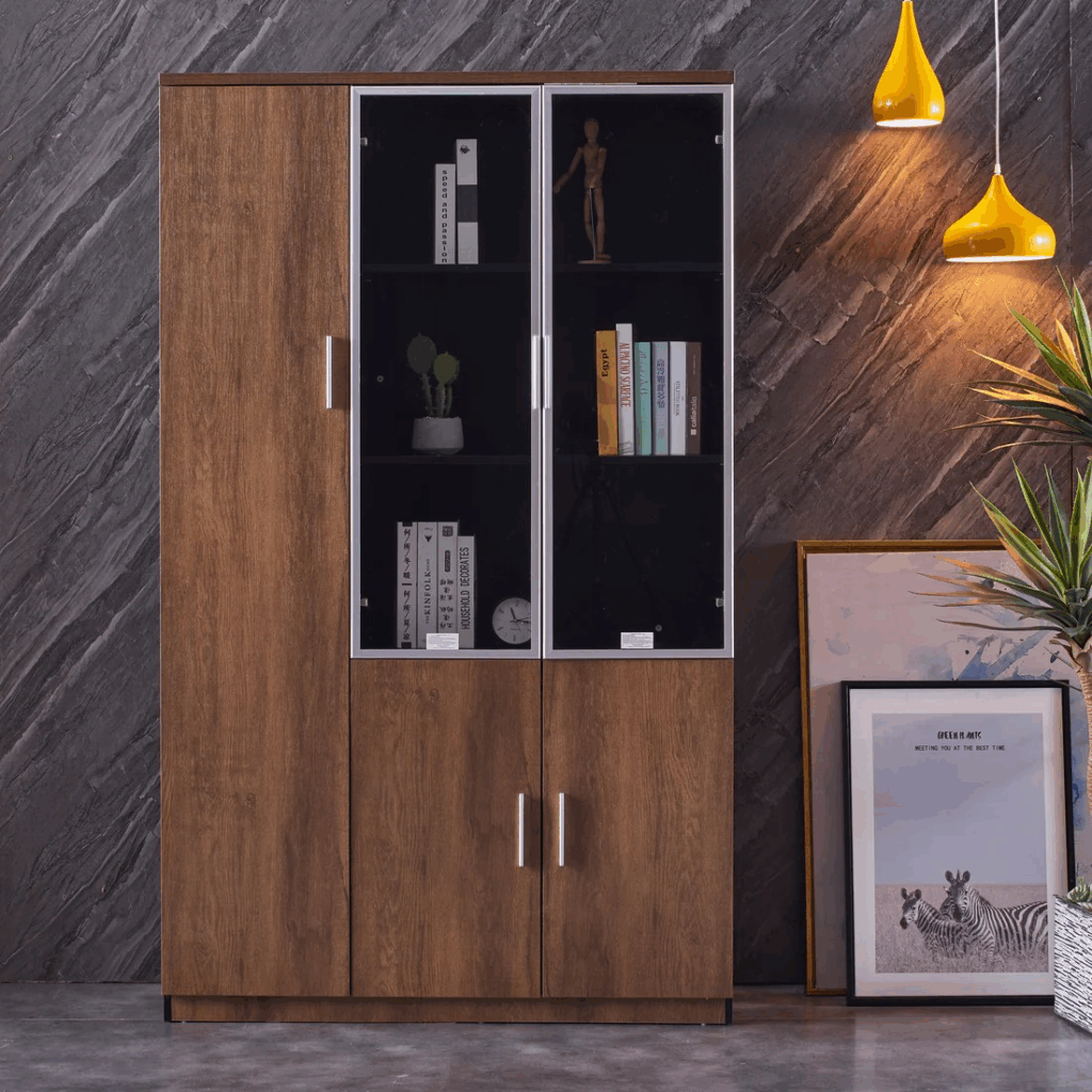 3-Door Wooden Document Cabinet - Gucca Furniture -Furniture Shop in Kenya
