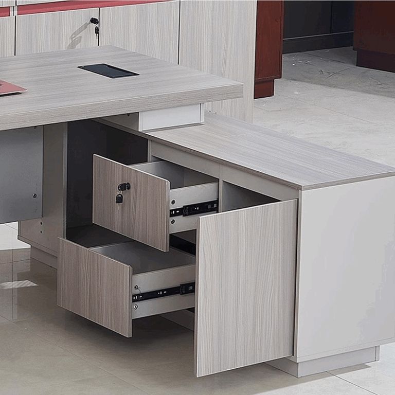 1.6 Meters L-shaped Office Table - Gucca Furniture -Furniture Shop in Kenya
