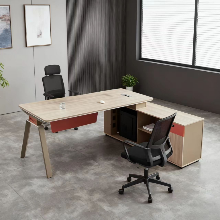 180cm L-shaped Executive Office Table - Gucca Furniture -Furniture Shop ...