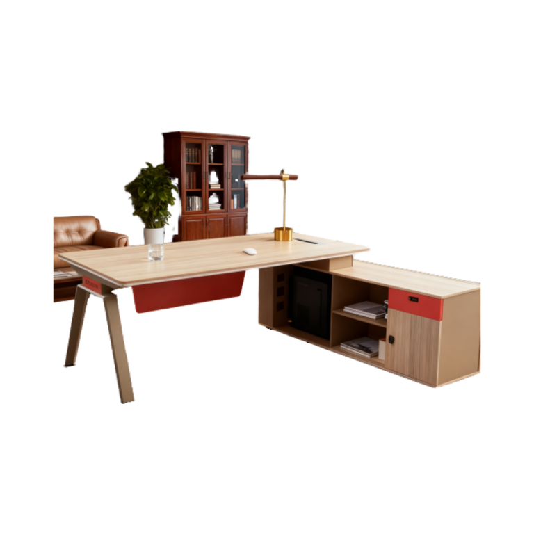 180cm L-shaped Executive Office Table - Gucca Furniture -Furniture Shop ...