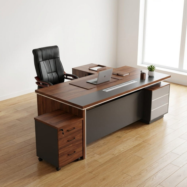 2 Meters Executive L-shaped Table - Gucca Furniture -Furniture Shop in ...