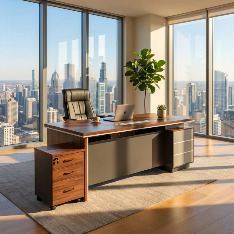 2 Meters Executive L-shaped Table - Gucca Furniture -Furniture Shop in ...