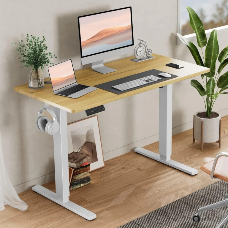 Electric Adjustable Height Standing Desk - Gucca Furniture -Furniture ...