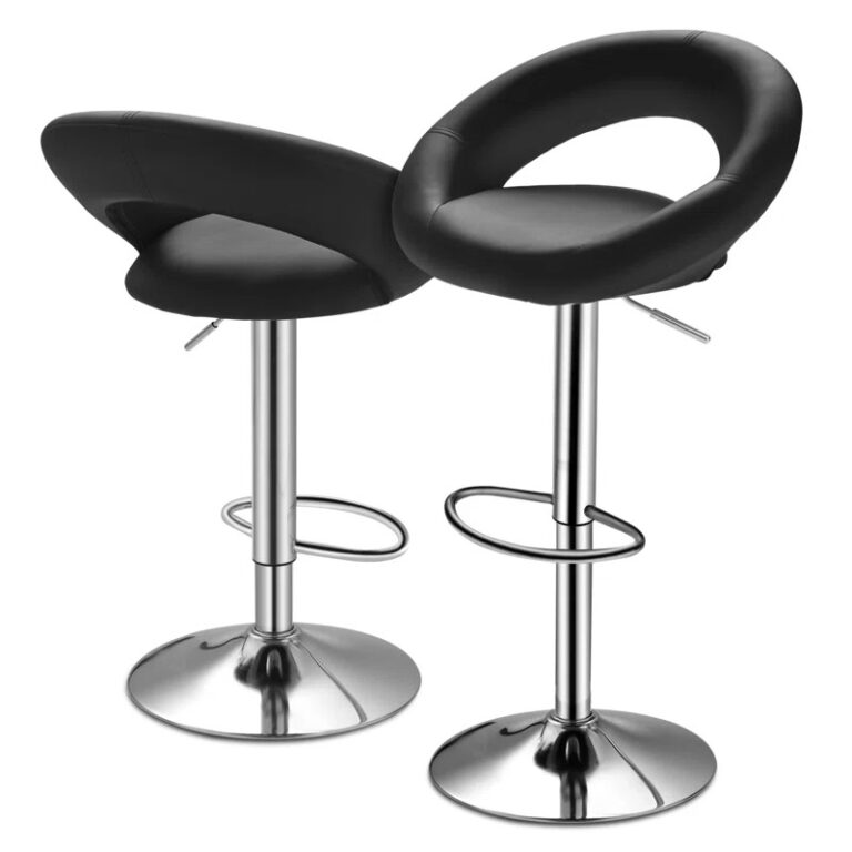 Round Height Adjustable Bar Stool - Gucca Furniture -Furniture Shop in ...