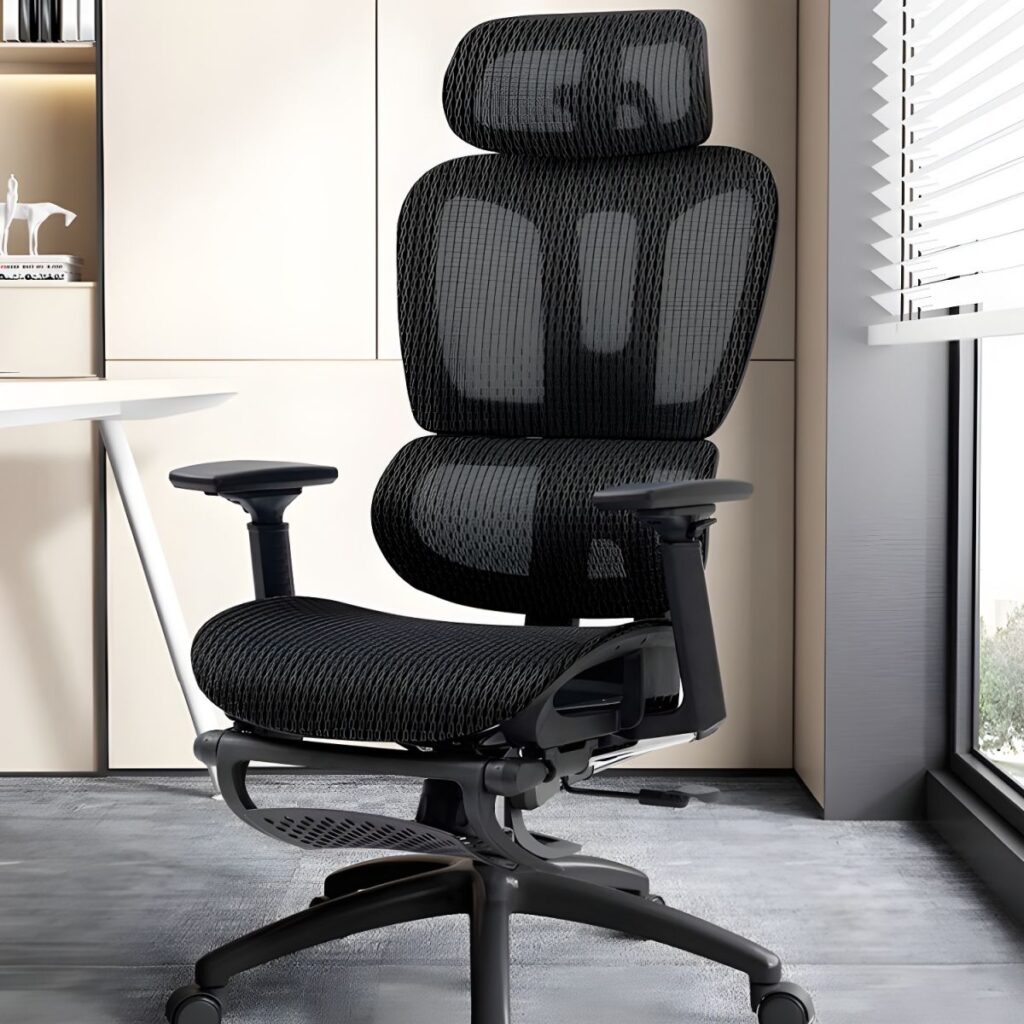 Orthopedic Mesh Chair with Footrest - Gucca Furniture -Furniture Shop ...