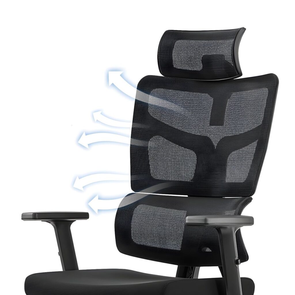 Orthopedic High Back Office Chair - Gucca Furniture -Furniture Shop in ...