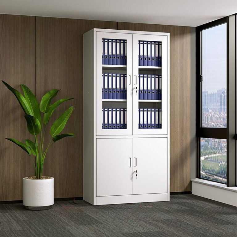 2-Door Half Glass Display Cabinet - Gucca Furniture -Furniture Shop in ...