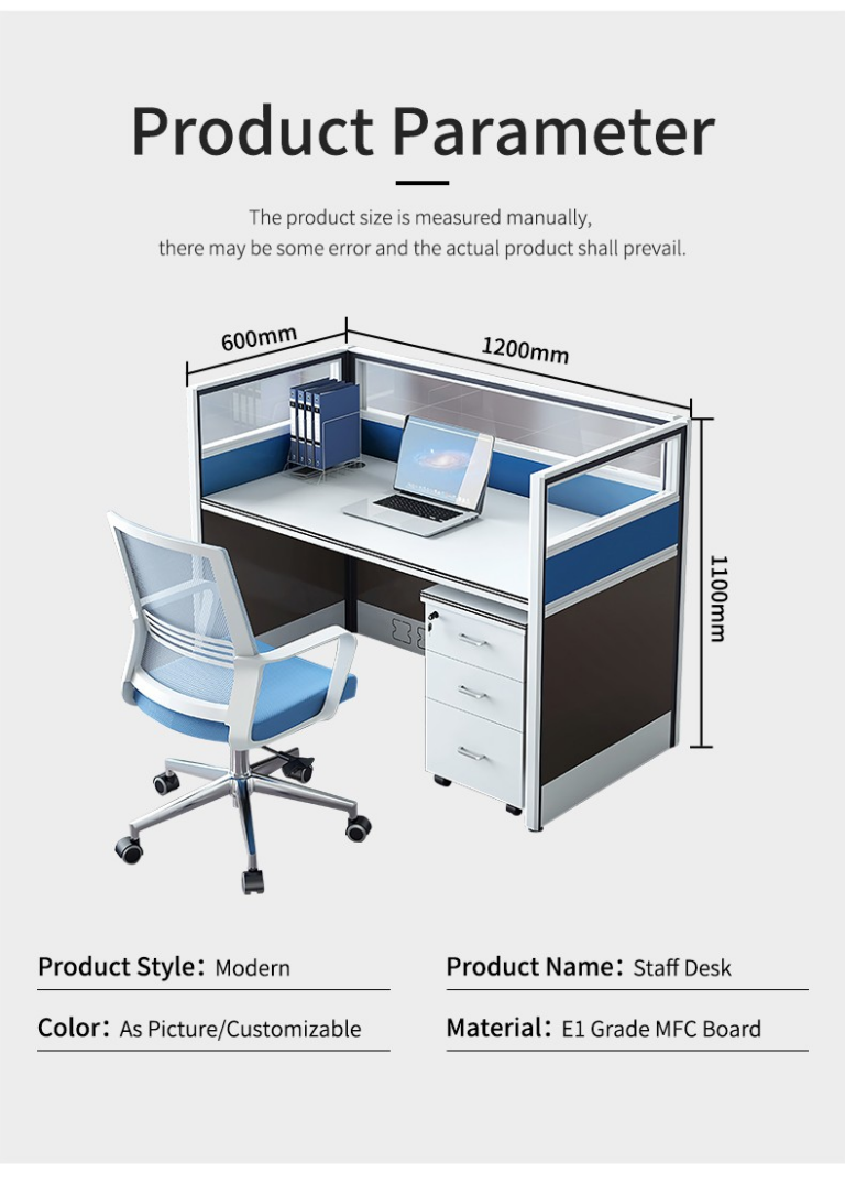 1-Seater Modular Office Workstation - Gucca Furniture -Furniture Shop ...