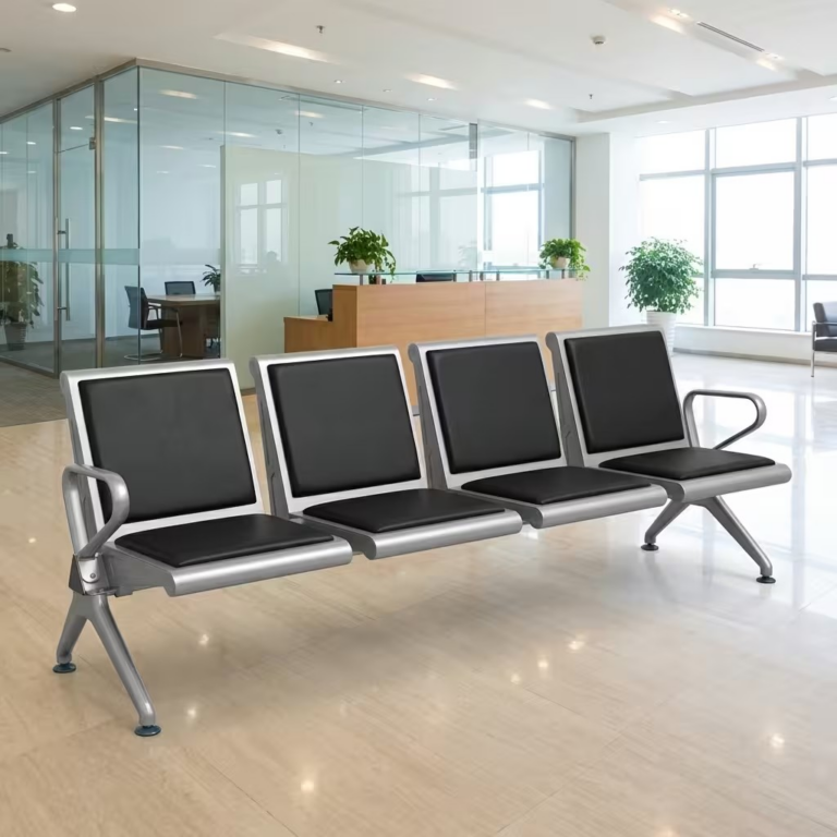 4-Link Padded Reception Office Bench - Gucca Furniture -Furniture Shop ...