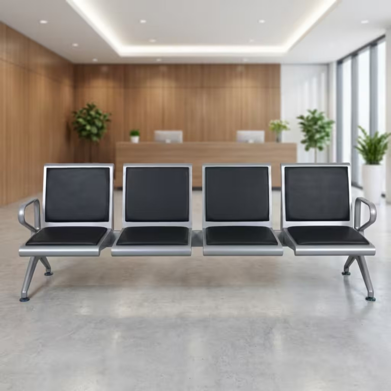 4-Link Padded Reception Office Bench - Gucca Furniture -Furniture Shop ...