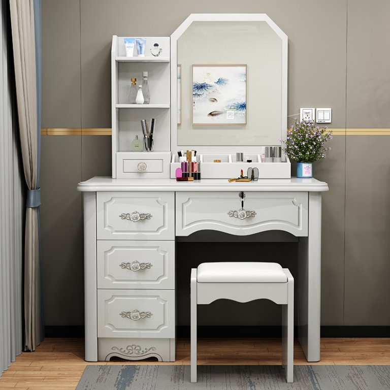 Bedroom Makeup Vanity Table with Led - Gucca Furniture -Furniture Shop ...