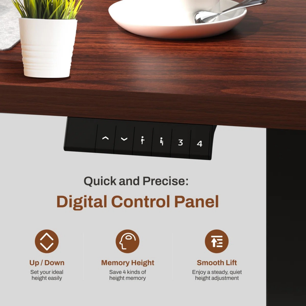 Electric Adjustable Standing Desk - Gucca Furniture -Furniture Shop in ...