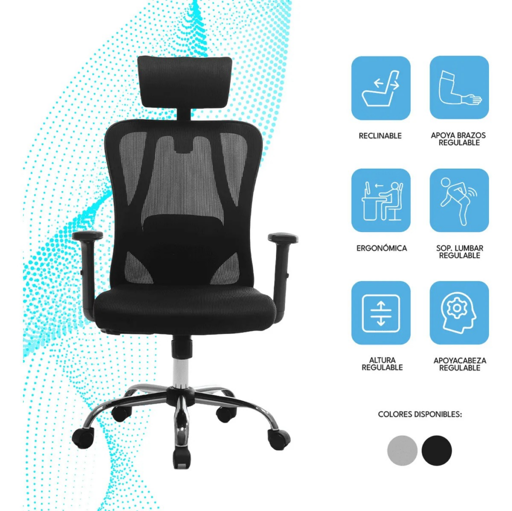 Modern Ergonomic High Back Chair - Gucca Furniture -Furniture Shop in Kenya