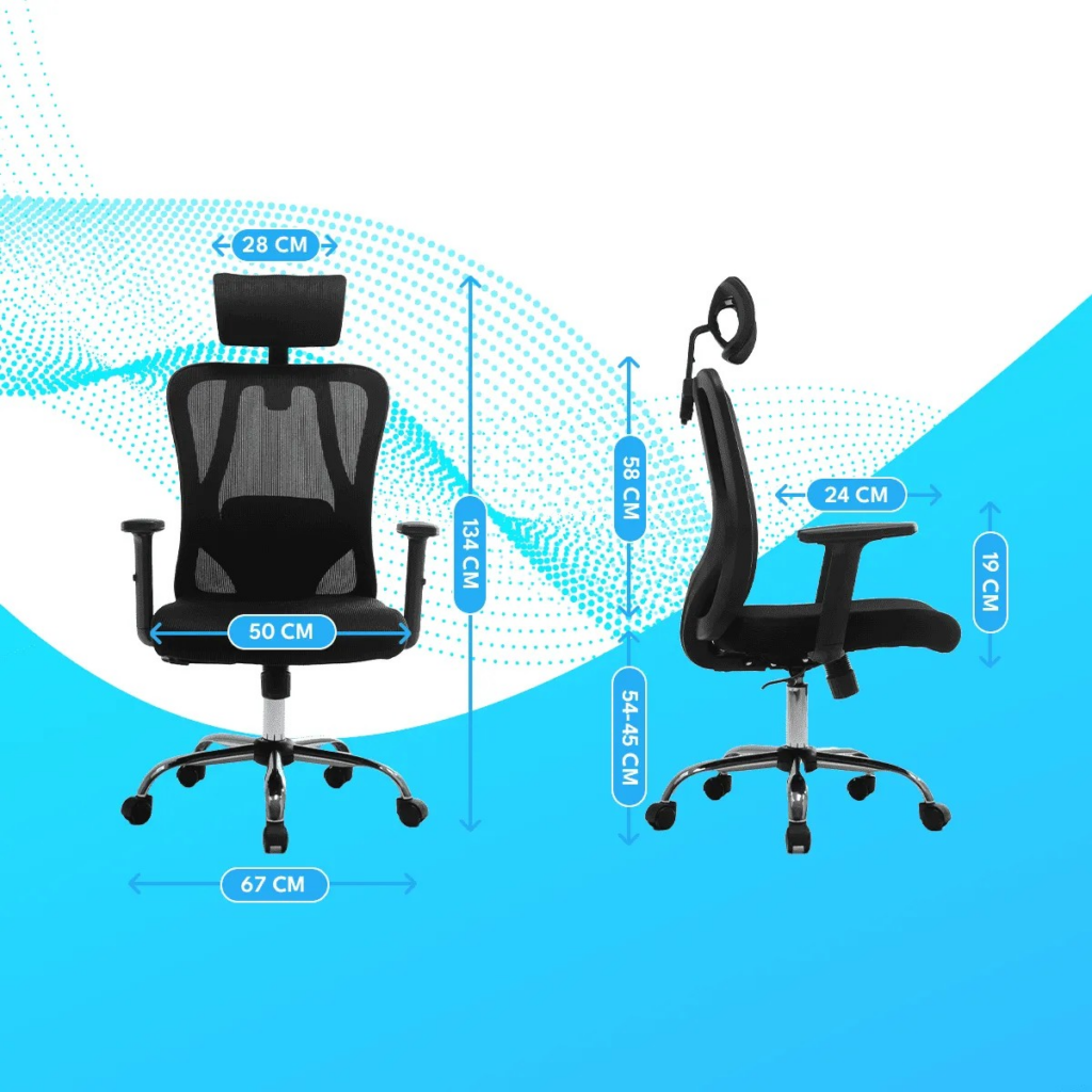 Modern Ergonomic High Back Chair - Gucca Furniture -Furniture Shop in Kenya