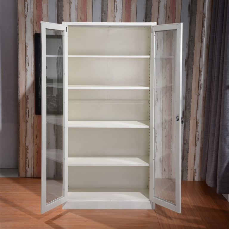 2-Door Full Glass Filing Cabinet - Gucca Furniture -Furniture Shop in Kenya