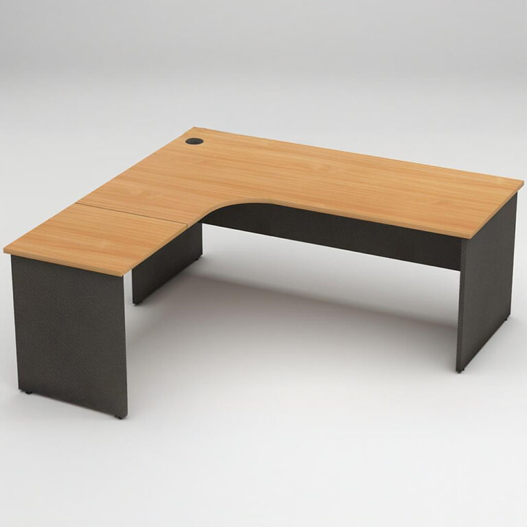 Generic Curved Study Desk with Drawers - Gucca Furniture -Furniture ...